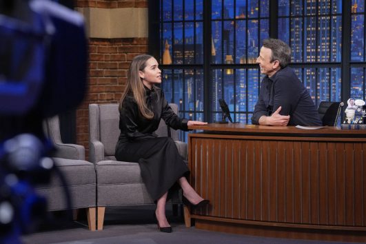 First Look: Emilia Clarke, "Heated Rivalry" Star Connor Storrie Appear ...